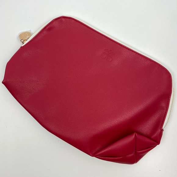 Arbonne | Bags | Arbonne Red Makeup Bag Dopp Kit | Poshmark
